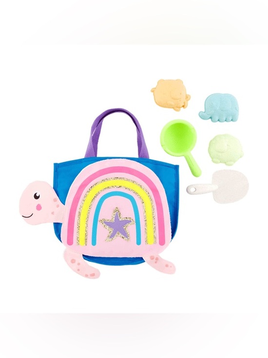 Mud Pie | Toys | New Mud Pie Sea Turtle Girls Beach Tote Sand Toys Play ...